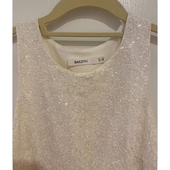 Bailey 44 | Tops | Bailey 44 Youre The Top Cropped Sequin Tank Xs ...